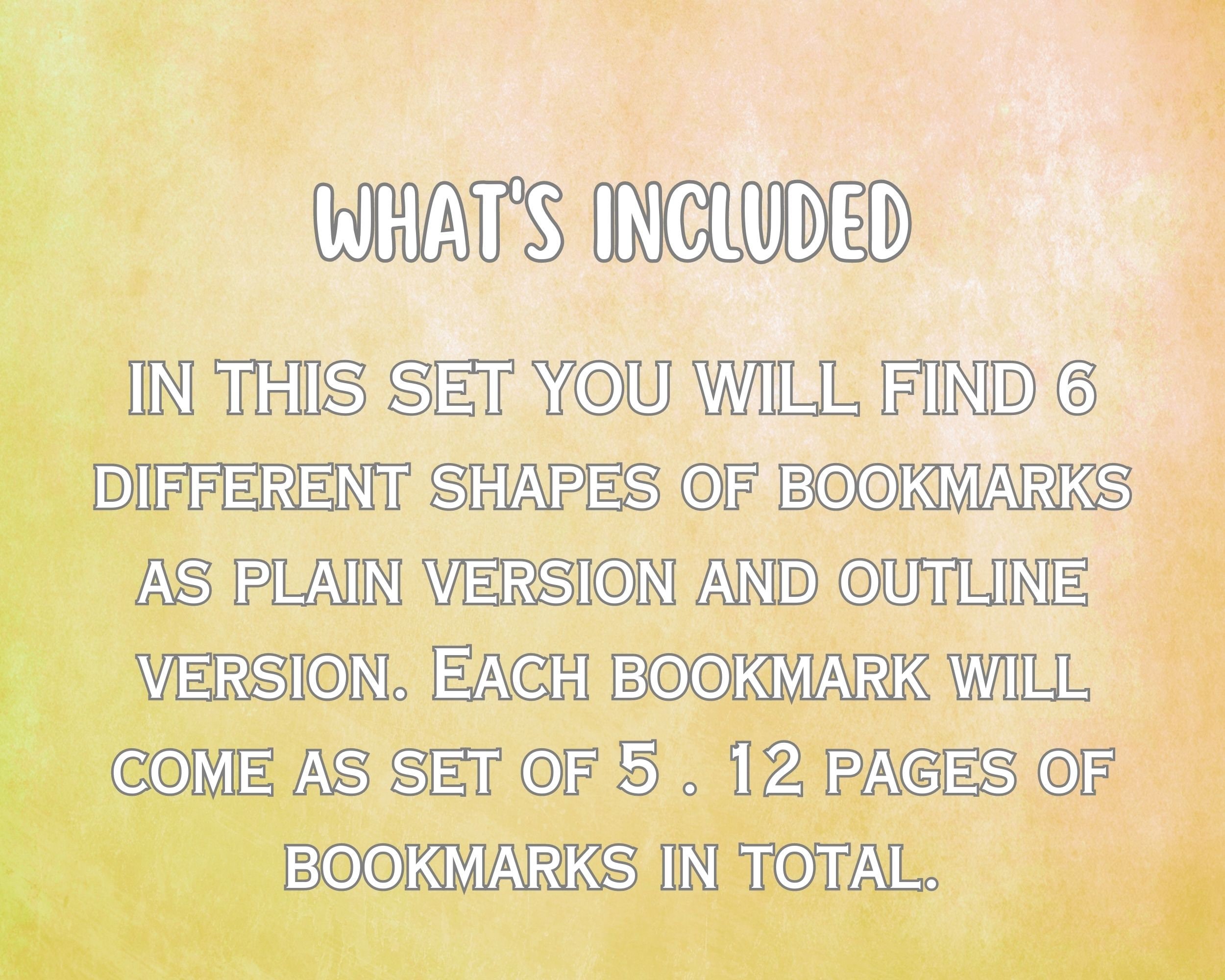 Editable Canva Digital Bookmark Template, Printable Bookmarks, Create ...