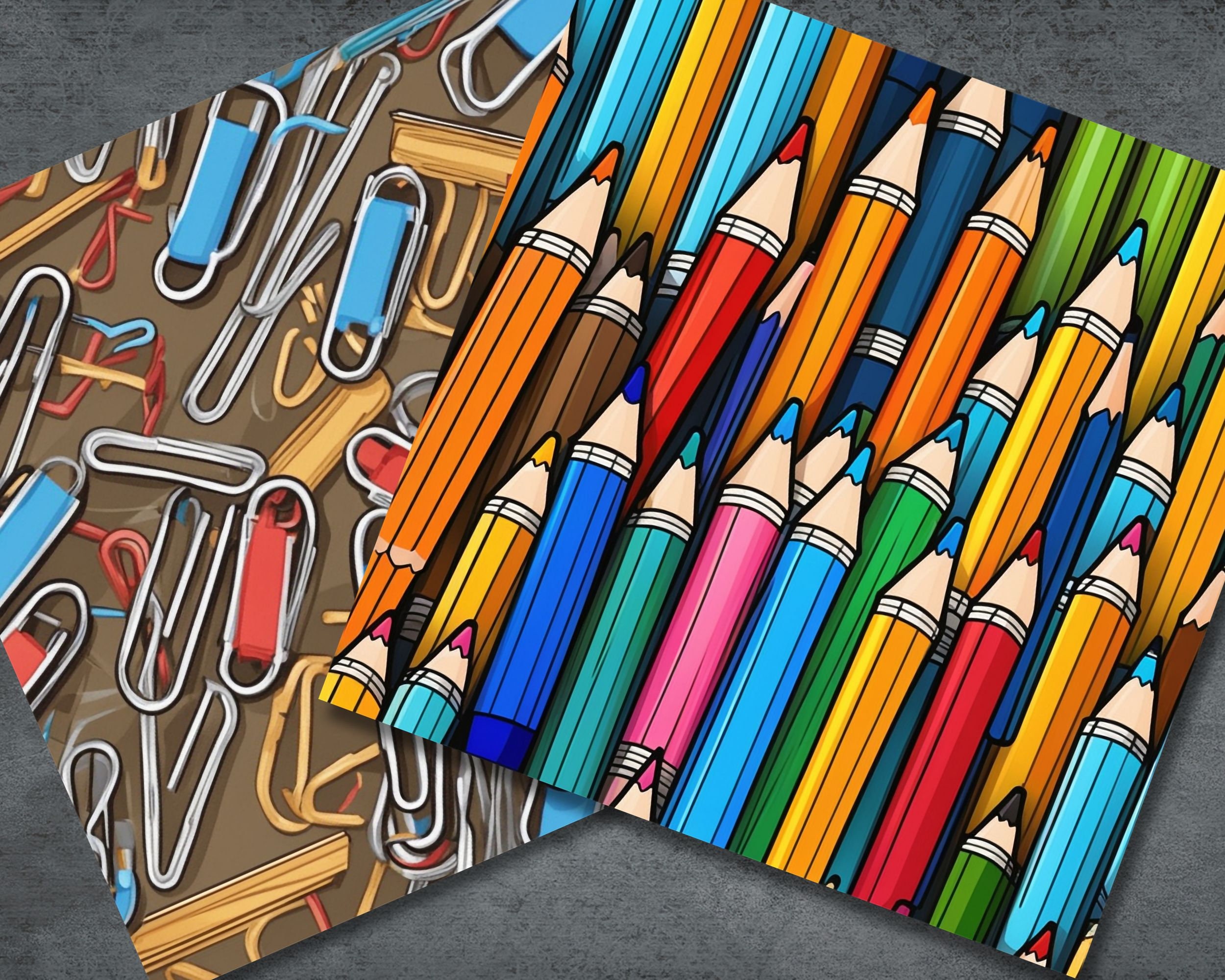 Back to School Digital Paper Bundle, School Days Digital Paper Pack ...