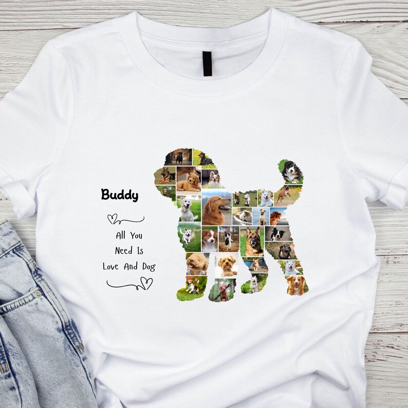 Cockapoo Photo Collage Canva Template| Custom Pet Memorial Gift ...