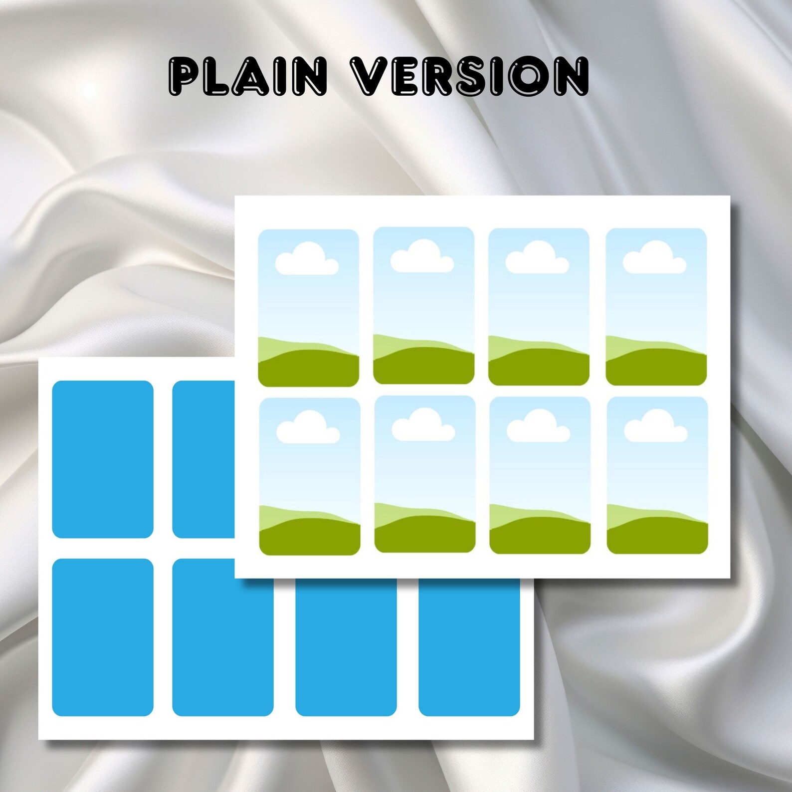 Blank Playing Card Canva Frame Template,playing Cards SVG Template ...