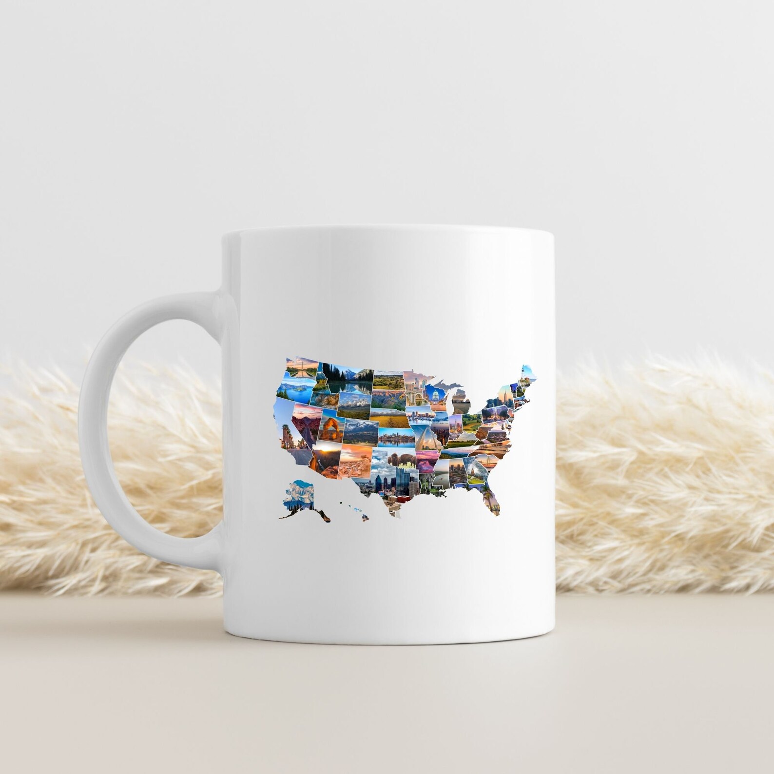 Editable USA Map Photo Collage ,create Your Own US Map Photo Collage ...