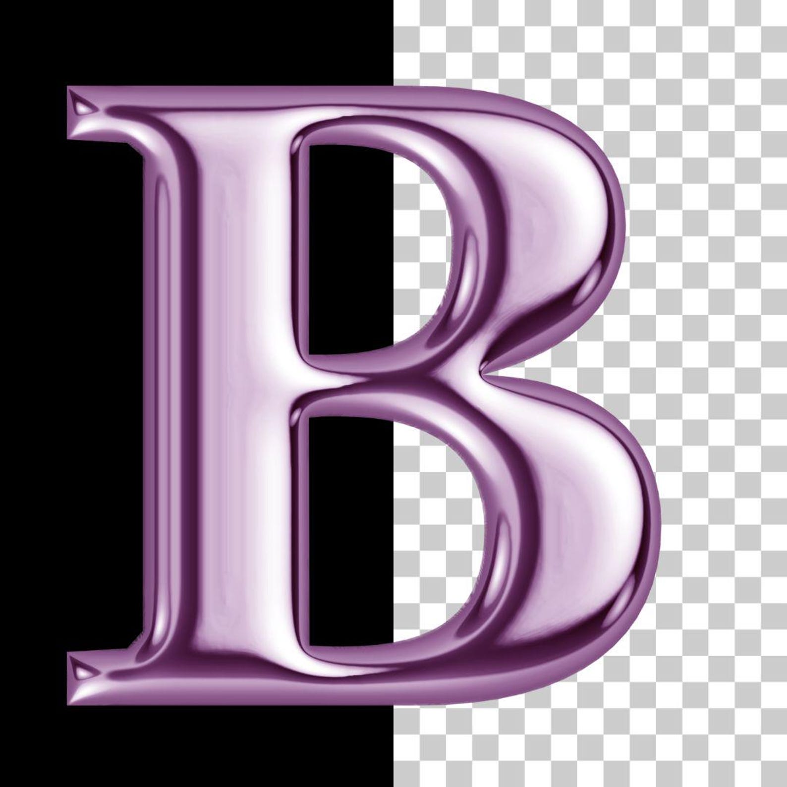 Liquid Lilac Chrome Alphabet Letters, Liquid Lilac Letters in PNG,SVG ...