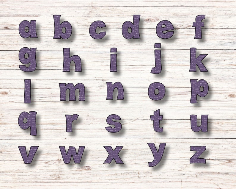 Back to School Alphabet Svg Bundle, Teacher Svg Font, Alphabet Clip Art ...