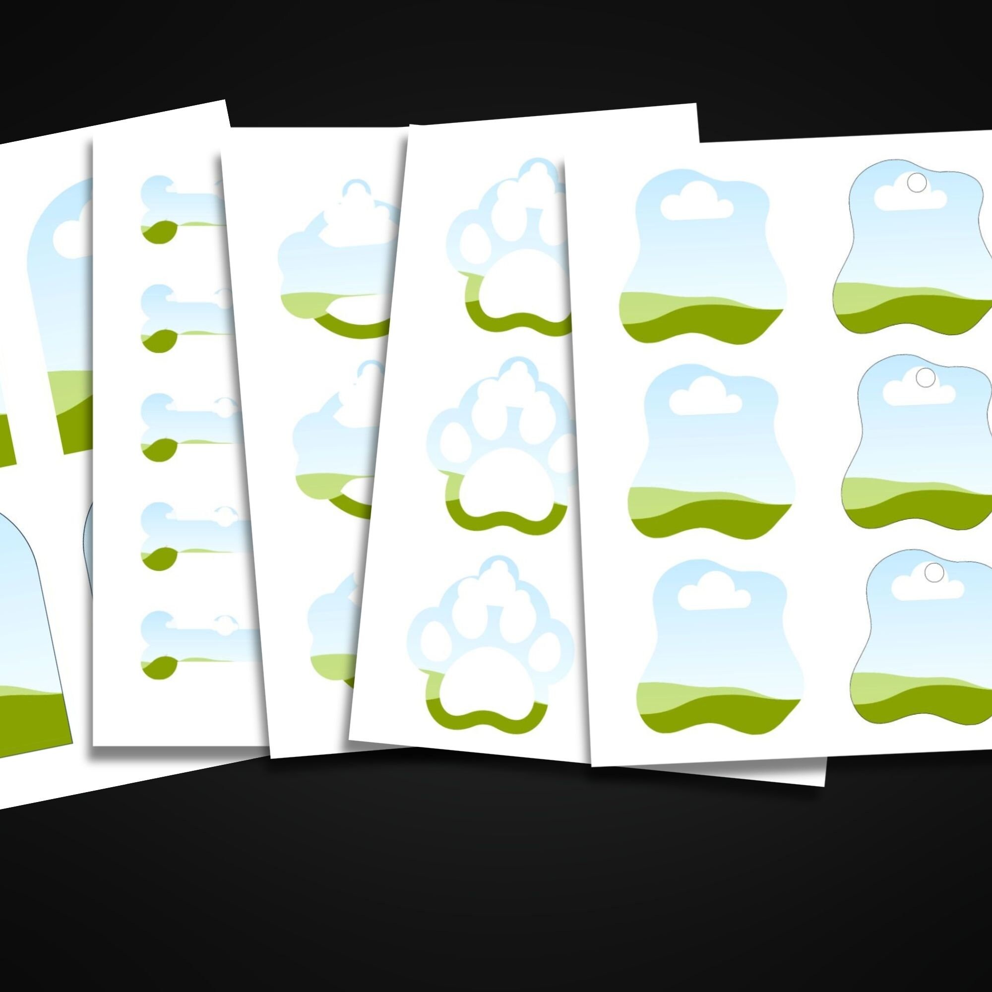 Fill Your Own Editable Dog Tag Canva Frame, Dog Tag Template,drag&drop ...