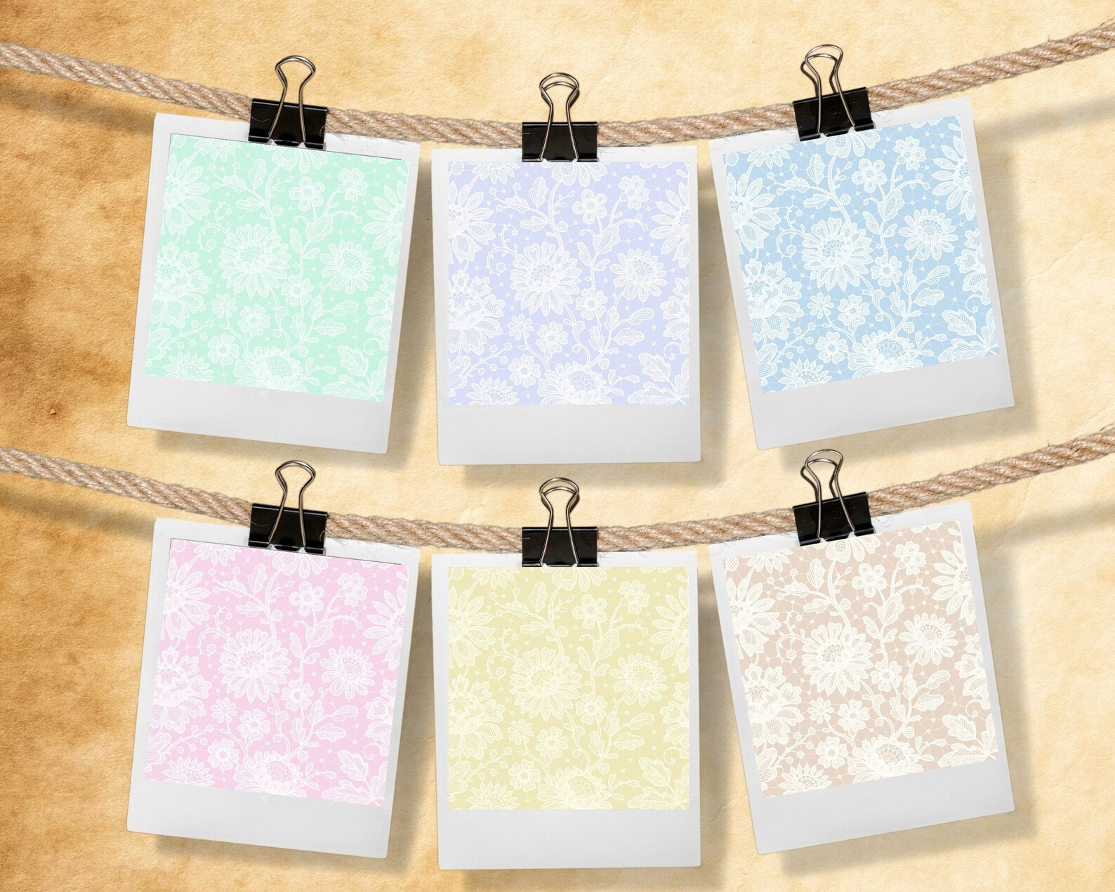 Lace Digital Paper Pack - Pastel Lace Digital Background - Lace Shabby ...