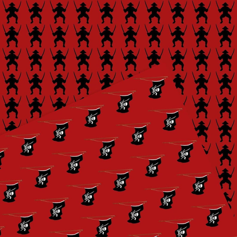 Pirate Pattern Digital Paper Pack - Pirate Adventure Printable Digital ...