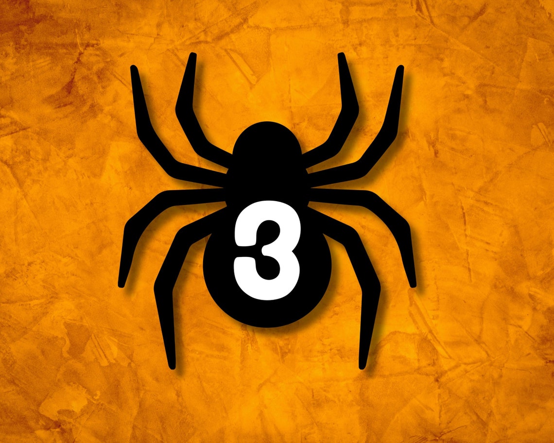 Spider Alphabet Svg Bundlespider Svg Font Halloween Alphabet - Etsy