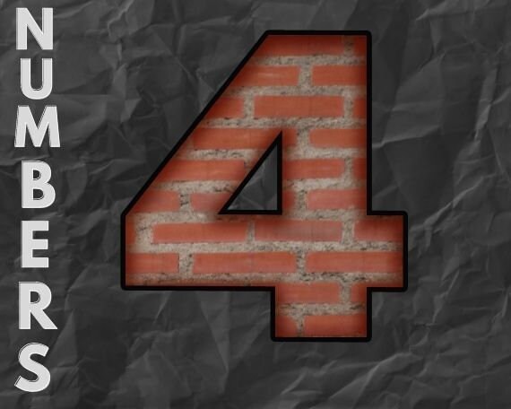 Red Brick Alphabet Letters Font, Brick Alphabet, Brick Number - Upper ...