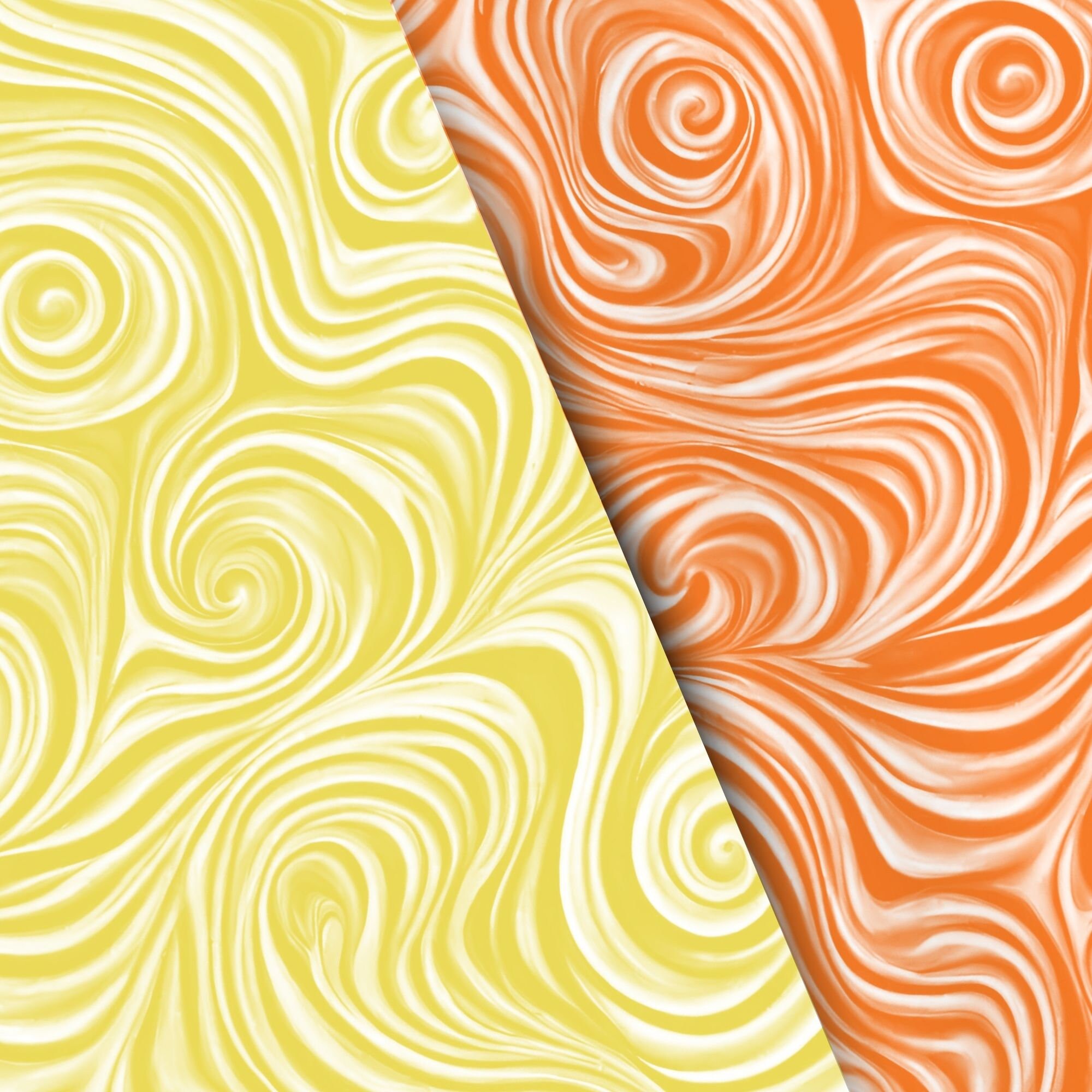 Colorful Wavy Digital Paper, Wavy Swirl Backgrounds, Liquid Marble ...