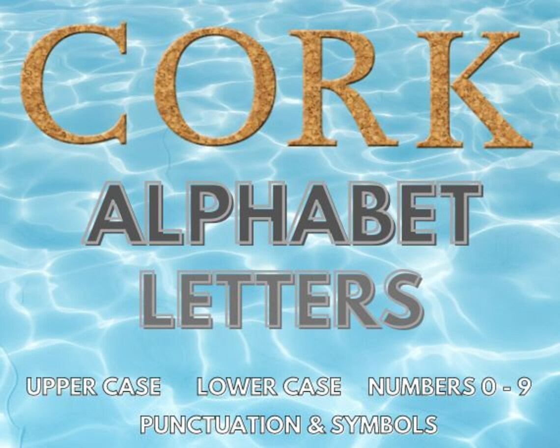 Cork Alphabet Letters Font, Cork Texture Alphabet, Cork Upper Case ...