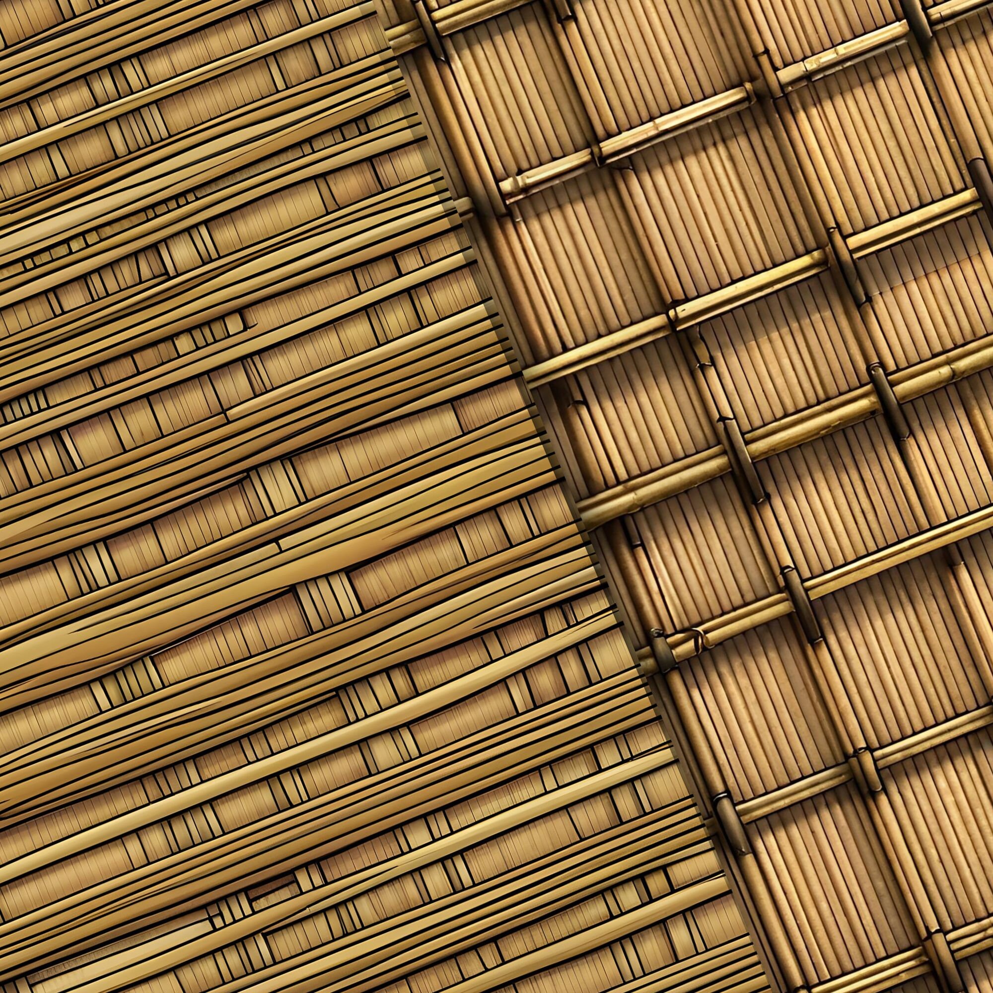 Rattan Texture Digital Papers, Wicker Weave Backgrounds, Nature ...