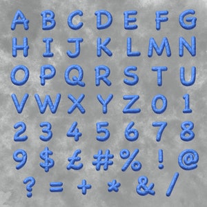 3D Play Dough Alphabet Letters Clip Art Set, Clay Font SVG, Modeling ...