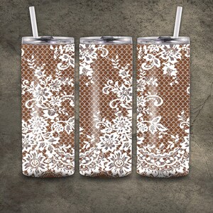 White Lace and Leather Digital Paper Pack - Vintage Lace Pattern ...