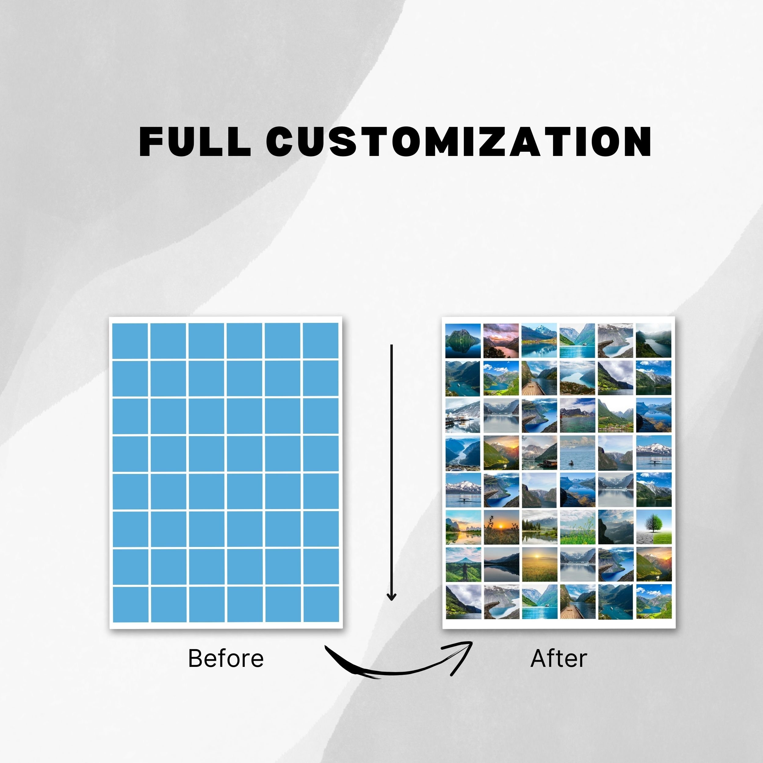1.25 Inch Square Template, 1.25 Template in Psd, Eps, Pdf, Dxf and ...