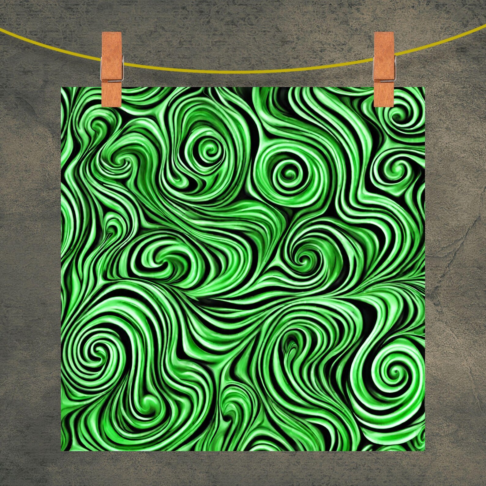 Colorful Wavy Digital Paper, Wavy Swirl Backgrounds, Liquid Marble ...