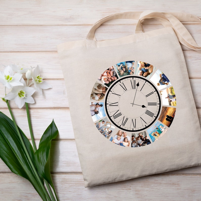 Editable Canva Clock Photo Collage #2,create Your Own Clock Photo ...