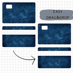 Credit Card Skin Template | Debit Card Cover SVG | Editable Canva ...