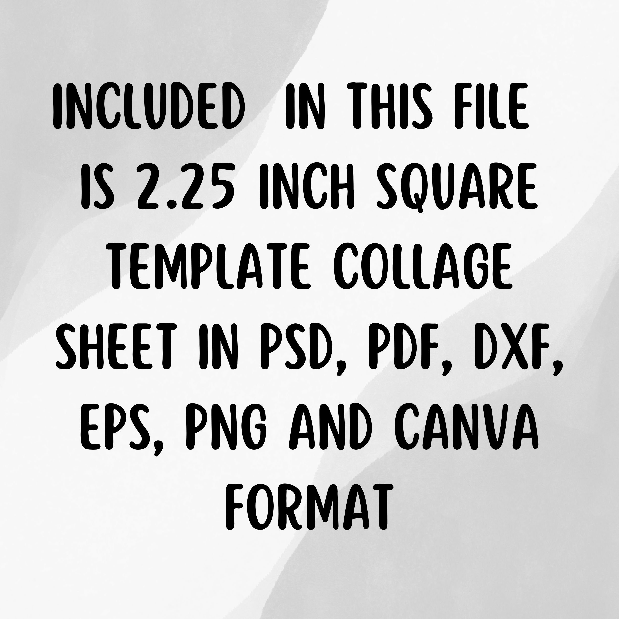 2.25 Inch Square Template 2.25 Template in Psd Eps - Etsy
