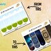 Editable Canva Digital Bookmark Template, Printable Bookmarks, Create ...