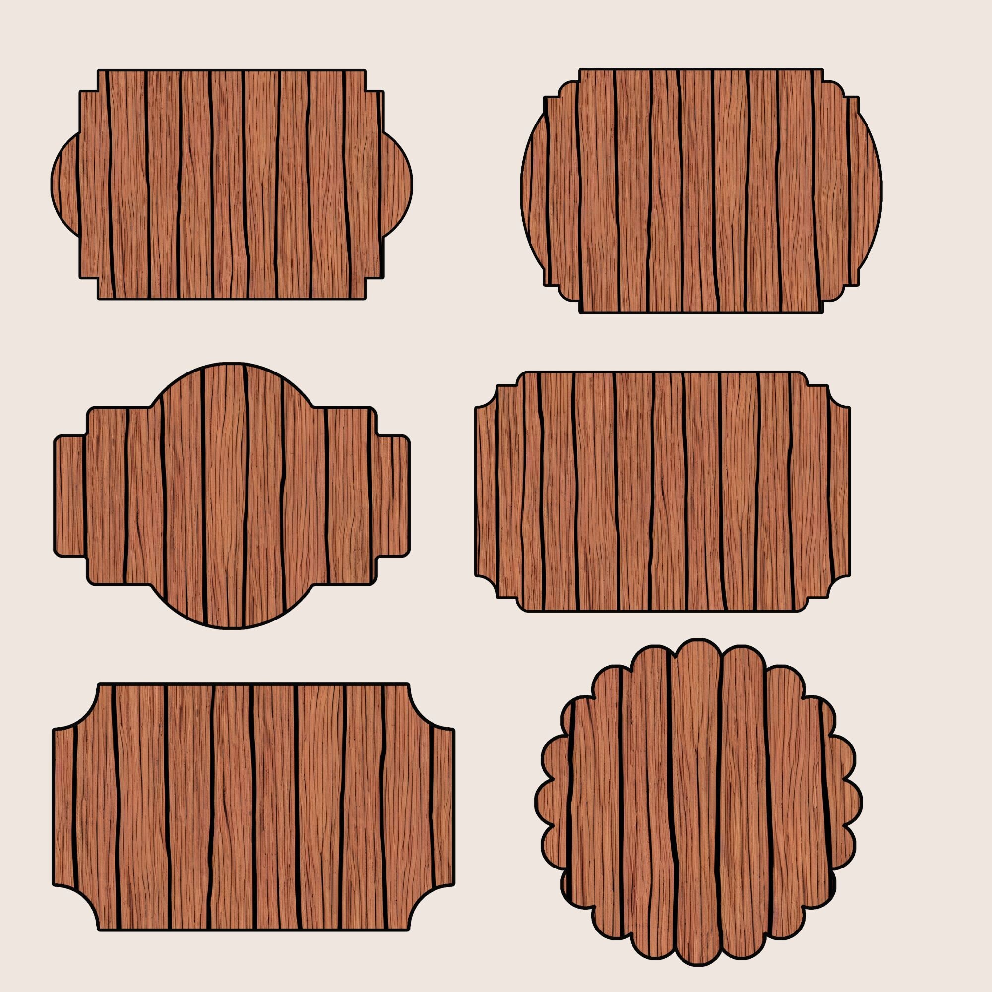 Wooden Labels Wood Labels Clip Art Wooden Tag Clipart Brown Wood ...