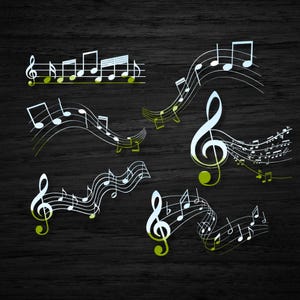 Design Your Own Music Notes Canva Template, Musical Photo Collage,drag ...