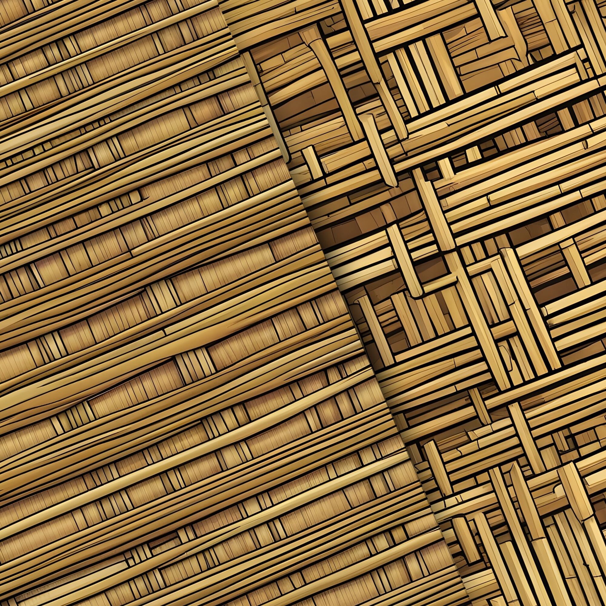 Rattan Texture Digital Papers, Wicker Weave Backgrounds, Nature ...