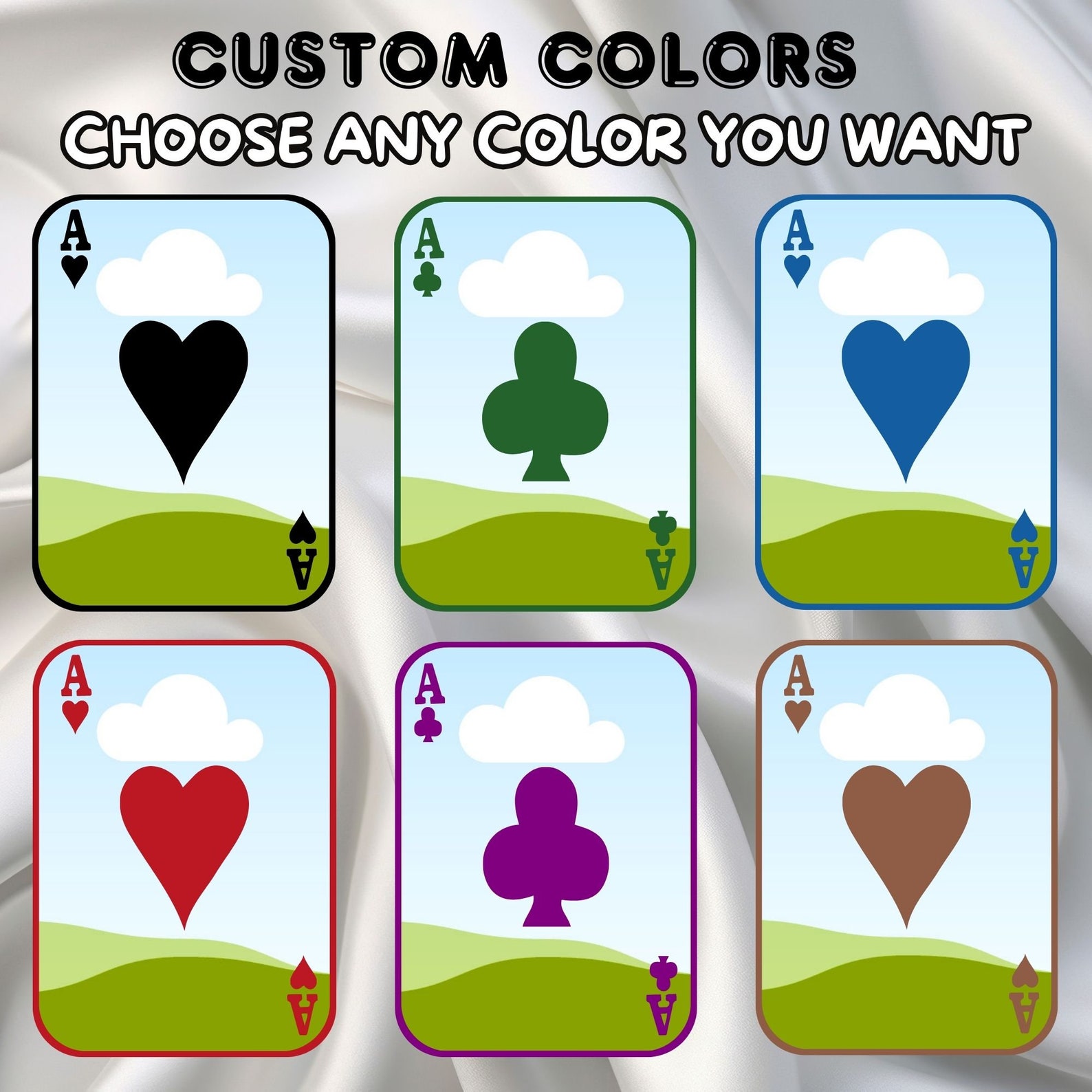 Design Your Own Playing Cards Canva Template,ace Playing Cards Canva ...