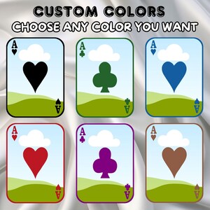 Design Your Own Playing Cards Canva Template,ace Playing Cards Canva ...
