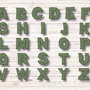 Back to School Alphabet Svg Bundle, Teacher Svg Font, Alphabet Clip Art ...