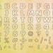 OUTLINE LETTERS and Numbers SVG, Png, Eps and Pdf Files,outline Font ...