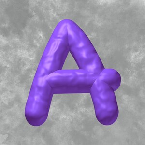 3D Play Dough Alphabet Letters Clip Art Set, Clay Font SVG, Modeling ...