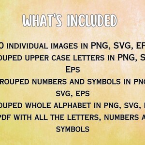 OUTLINE LETTERS and Numbers SVG, Png, Eps and Pdf Files,outline Font ...