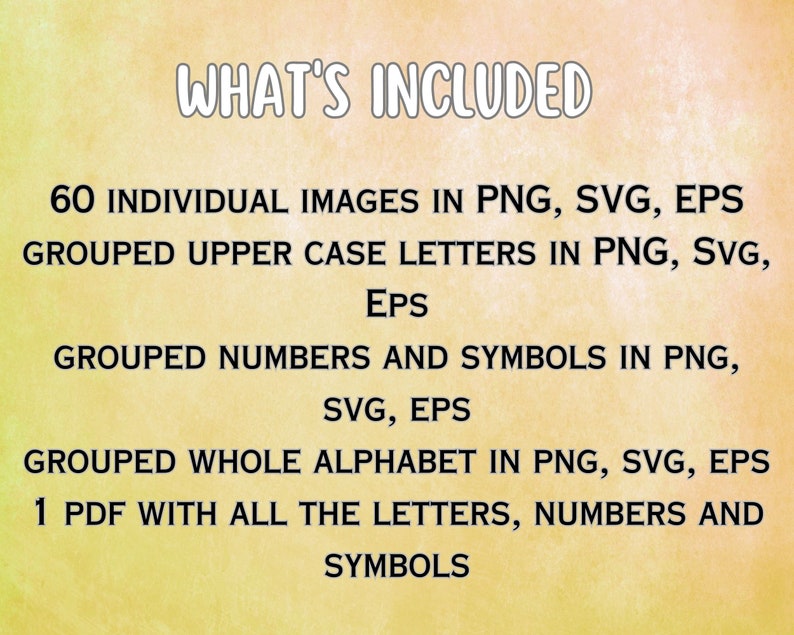 OUTLINE LETTERS and Numbers SVG, Png, Eps and Pdf Files,outline Font ...