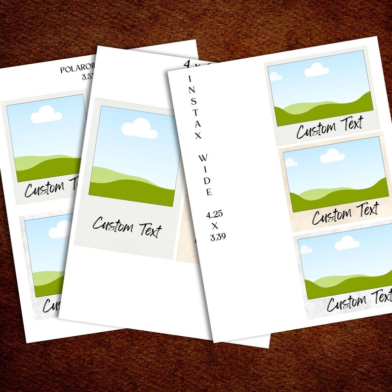 Fill Your Own Polaroid Photo Template Svg Psd Eps Pdf Canva Format ...