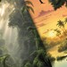 Jungle Paradise Digital Paper Pack, Tropical Forest Pattern ,nature ...