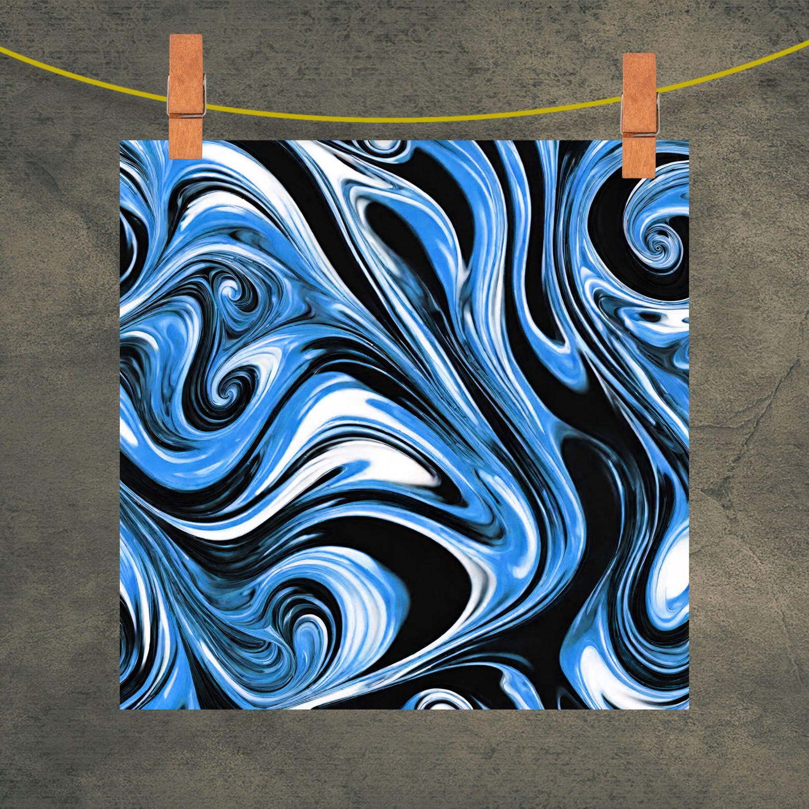 Colorful Swirls Digital Paper, Abstract Texture Backgrounds, Marble ...