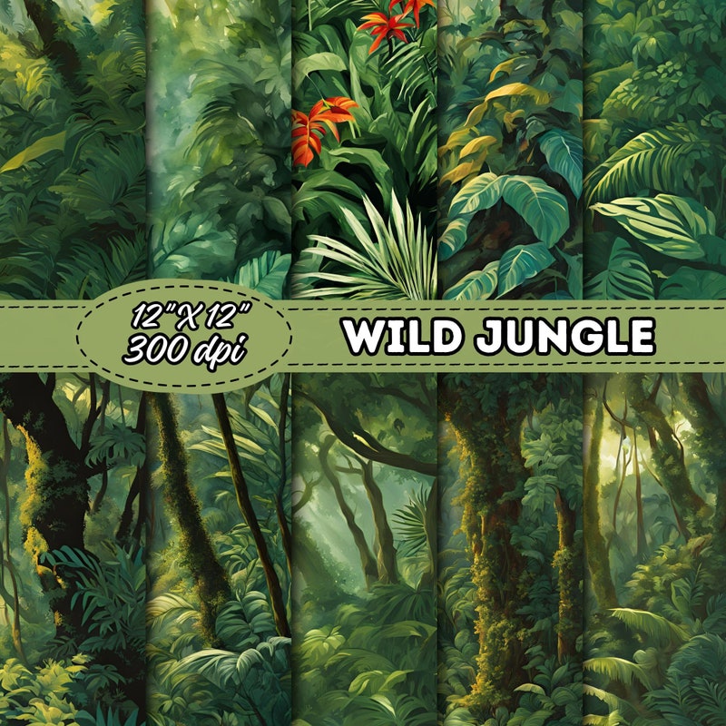 Jungle Clip Art - Etsy