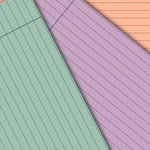 Notebook Paper, School Digital Paper Printable Back to School Writing ...