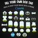 Fill Your Own Editable Dog Tag Canva Frame, Dog Tag Template,drag&drop ...