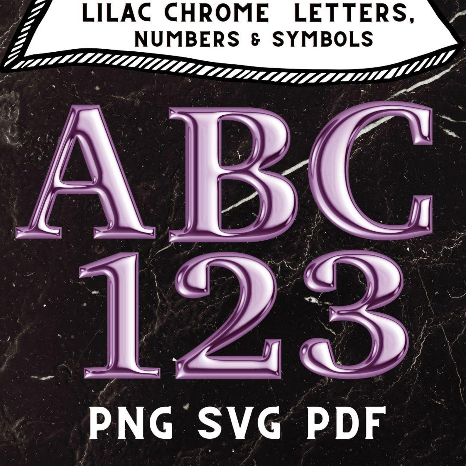 Liquid Lilac Chrome Alphabet Letters, Liquid Lilac Letters in PNG,SVG ...