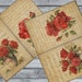 Vintage Red Roses Journal Pages Kit, Vintage Roses Junk Journal for ...