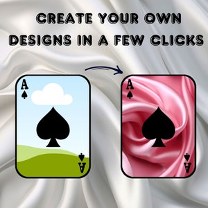 Design Your Own Playing Cards Canva Template,ace Playing Cards Canva ...