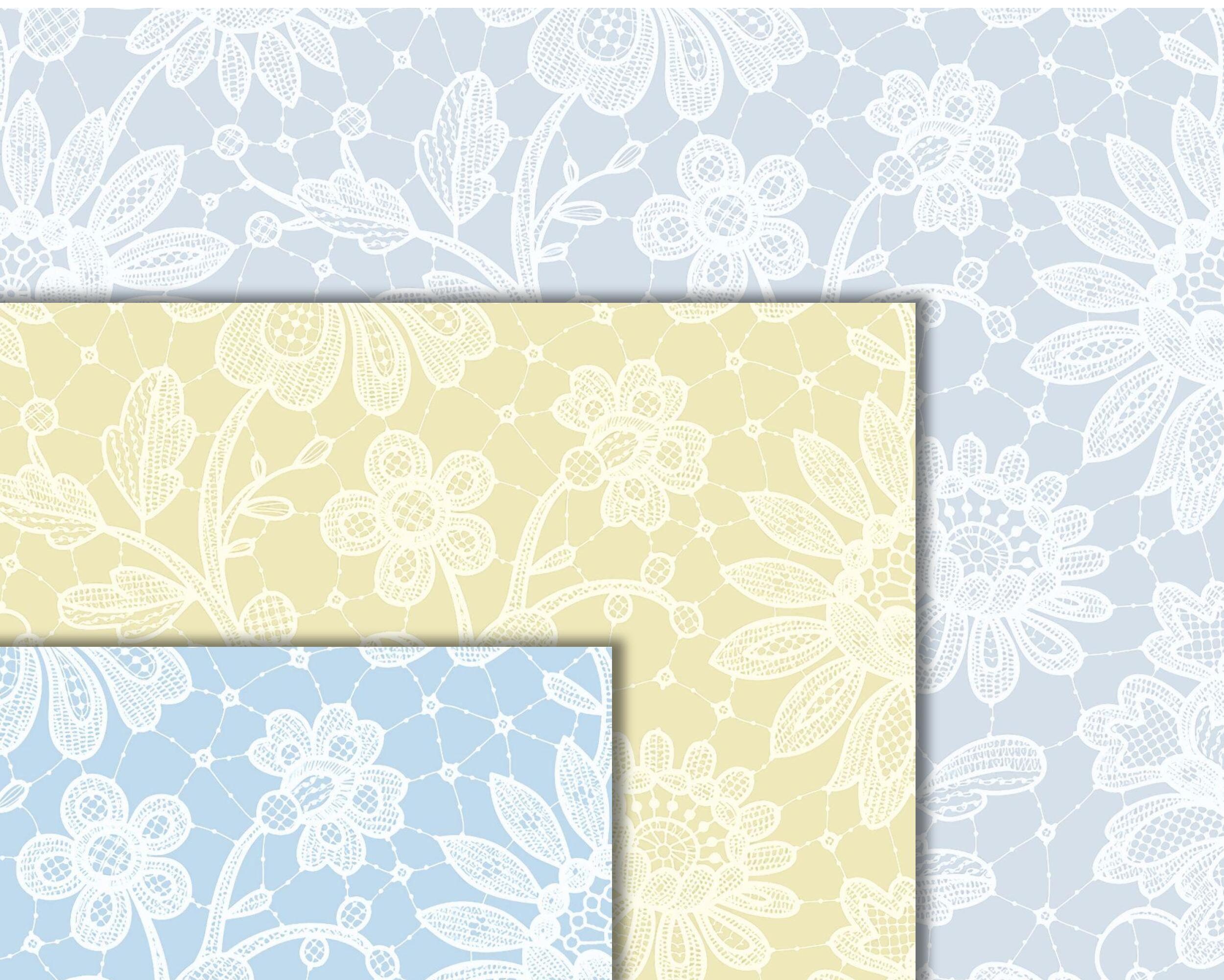 Lace Digital Paper Pack - Pastel Lace Digital Background - Lace Shabby ...