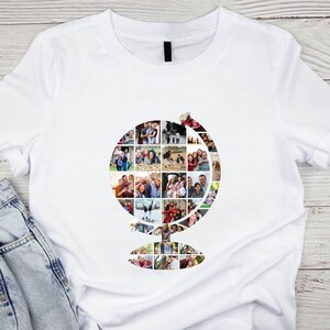 Globe Photo Collage Template | Globe Template | School Globe Collage ...