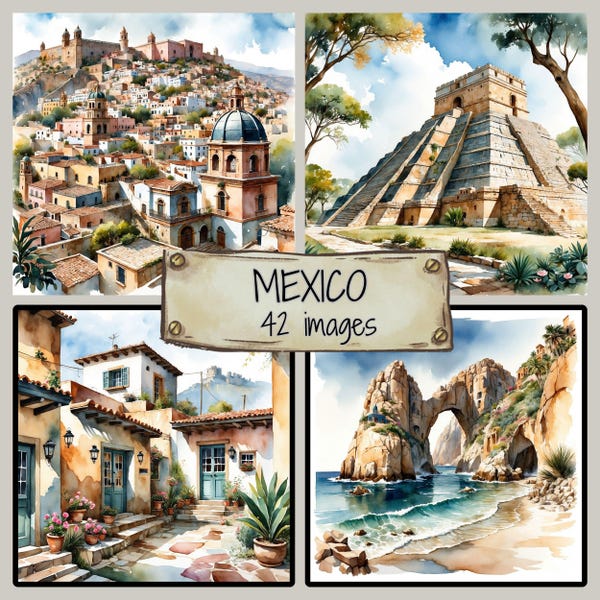 Mexico Clip Art - Etsy