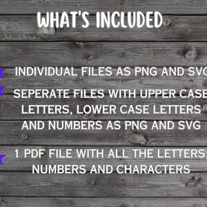 OUTLINE LETTERS and Numbers SVG, Png and Pdf Files, Outline Font Hollow ...