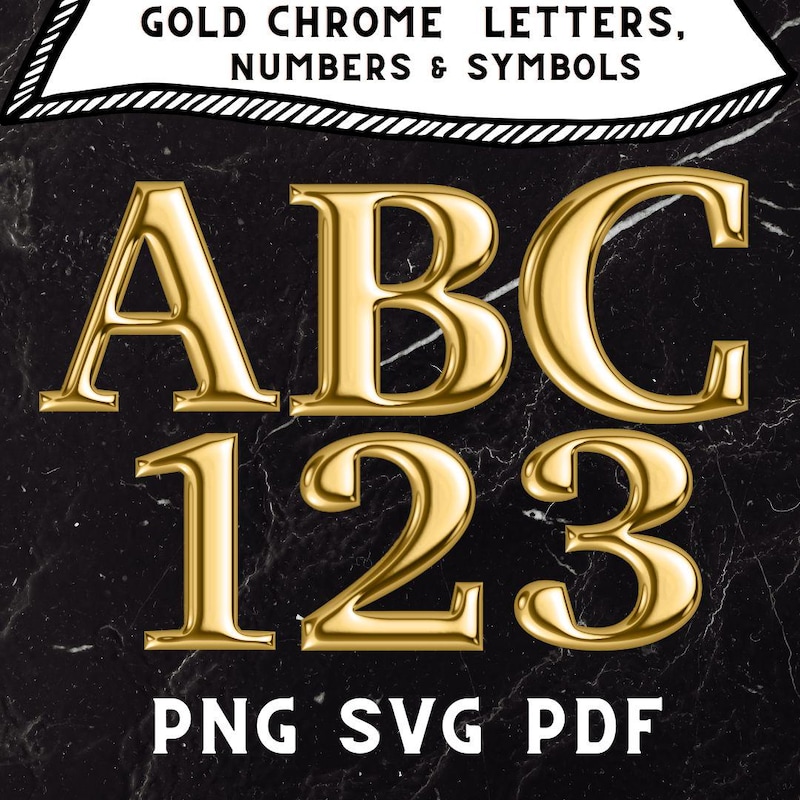 Gold Foil Clip Art - Etsy