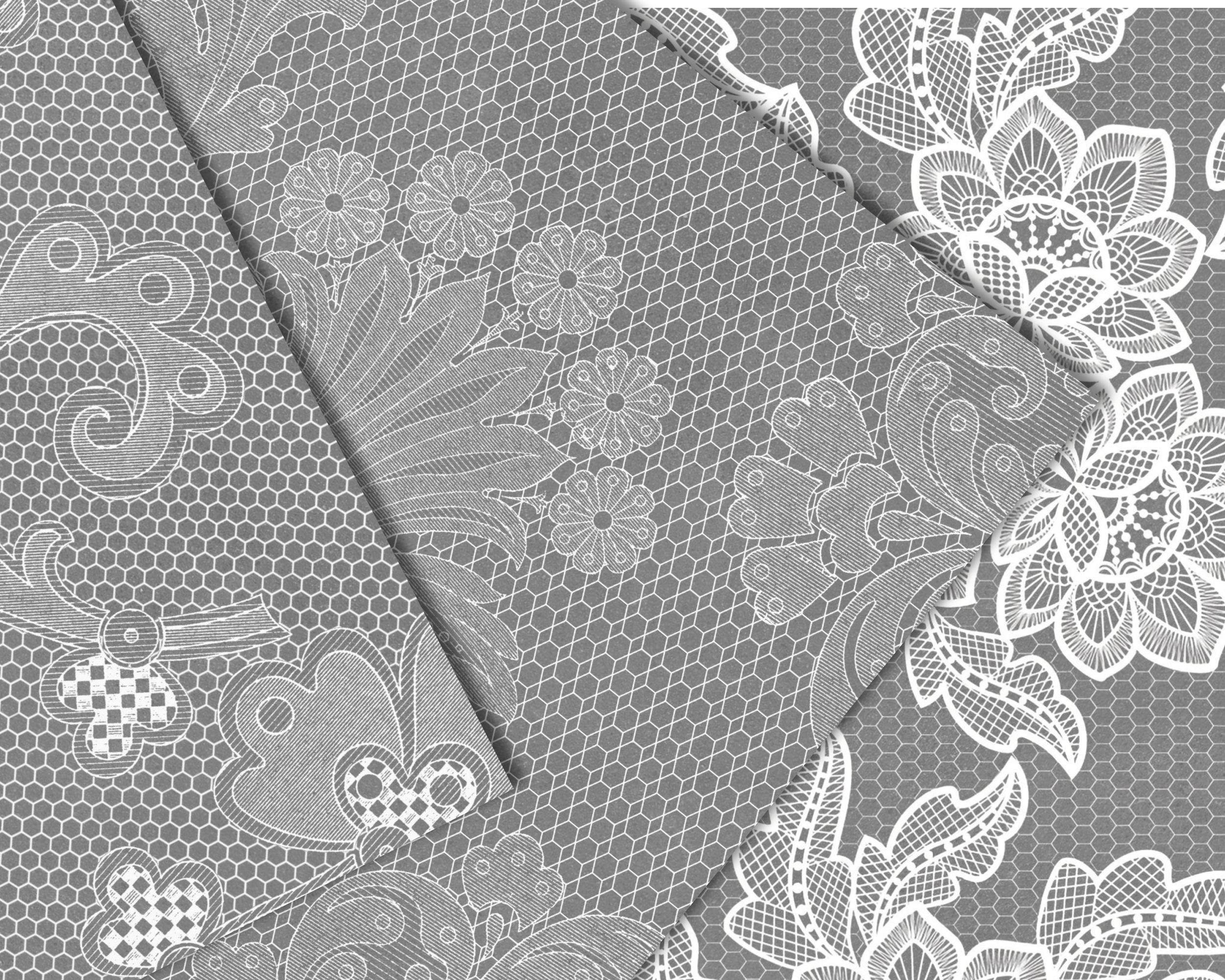 White Lace Digital Paper Pack Vintage Lace Digital Background Victorian ...
