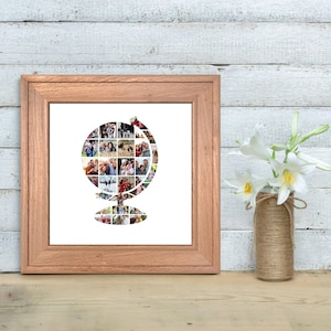 Globe Photo Collage Template | Globe Template | School Globe Collage ...