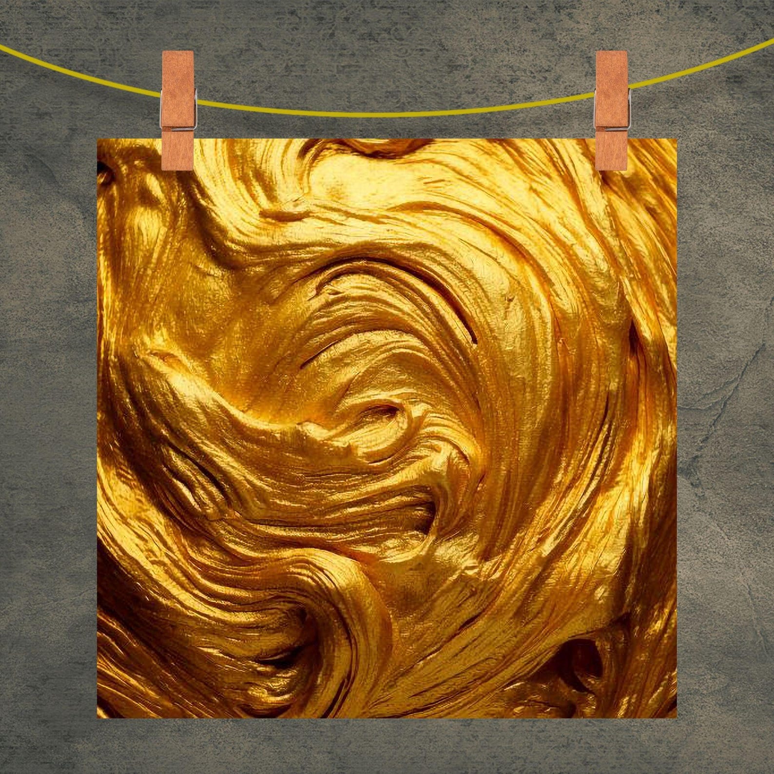 Gold Paint Texture Digital Paper Pack,metallic Backgrounds Bundle ...